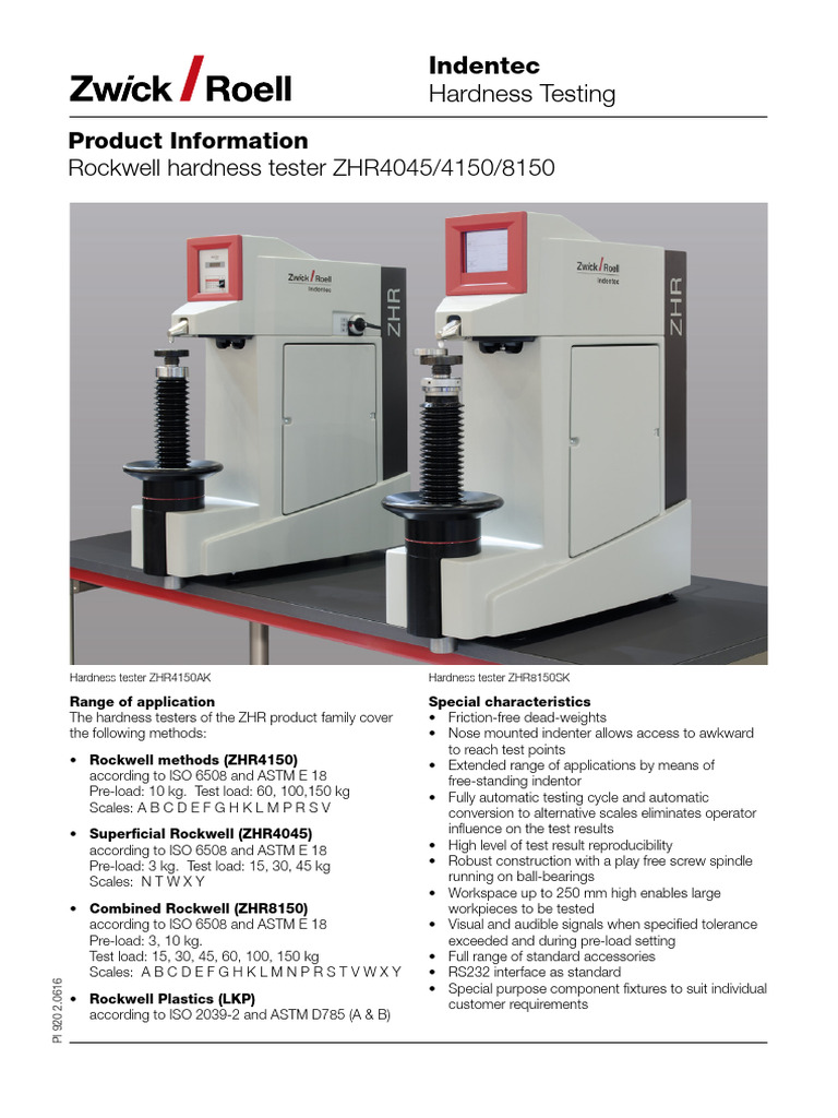 15 920 Rockwell ZHR4045 4150 8150 PI EN | PDF | Mechanical Engineering