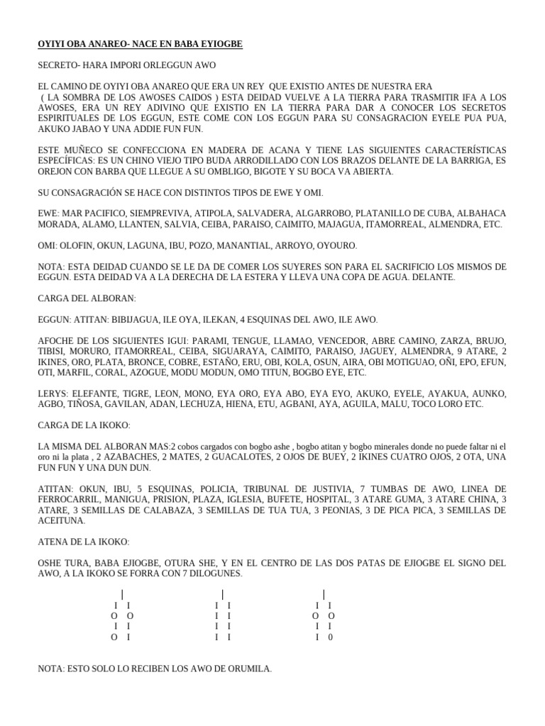 Eshu Oddara Por Baba Egiogbe | PDF