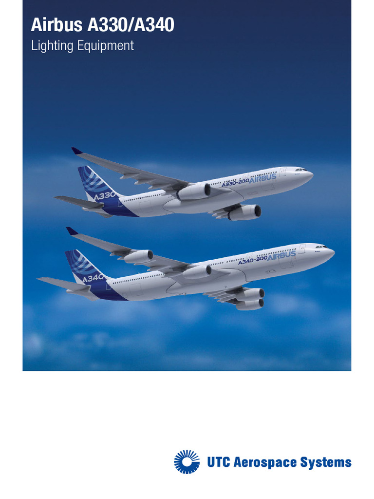 01 0020 Airbus A330 A340 Lighting Equipment | PDF | Airbus | Airliner
