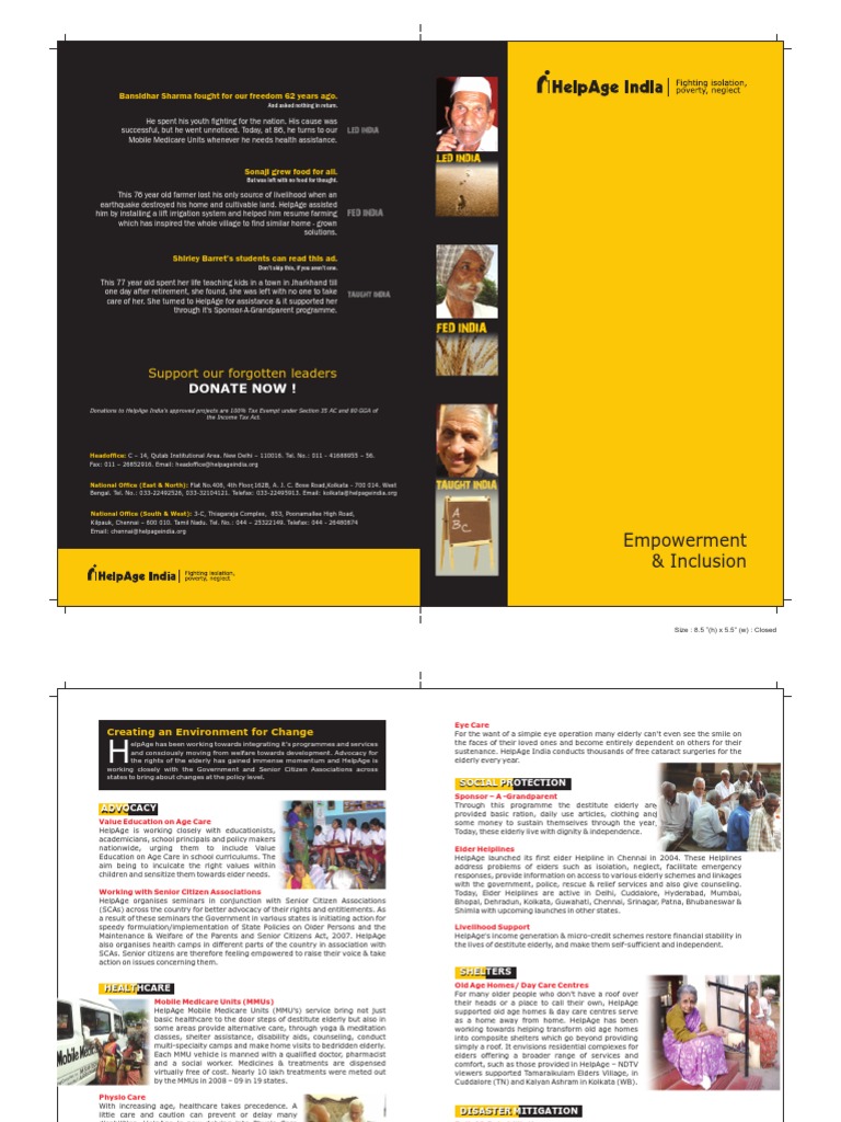 Organizational Brochure | PDF | Health Care | Wellness