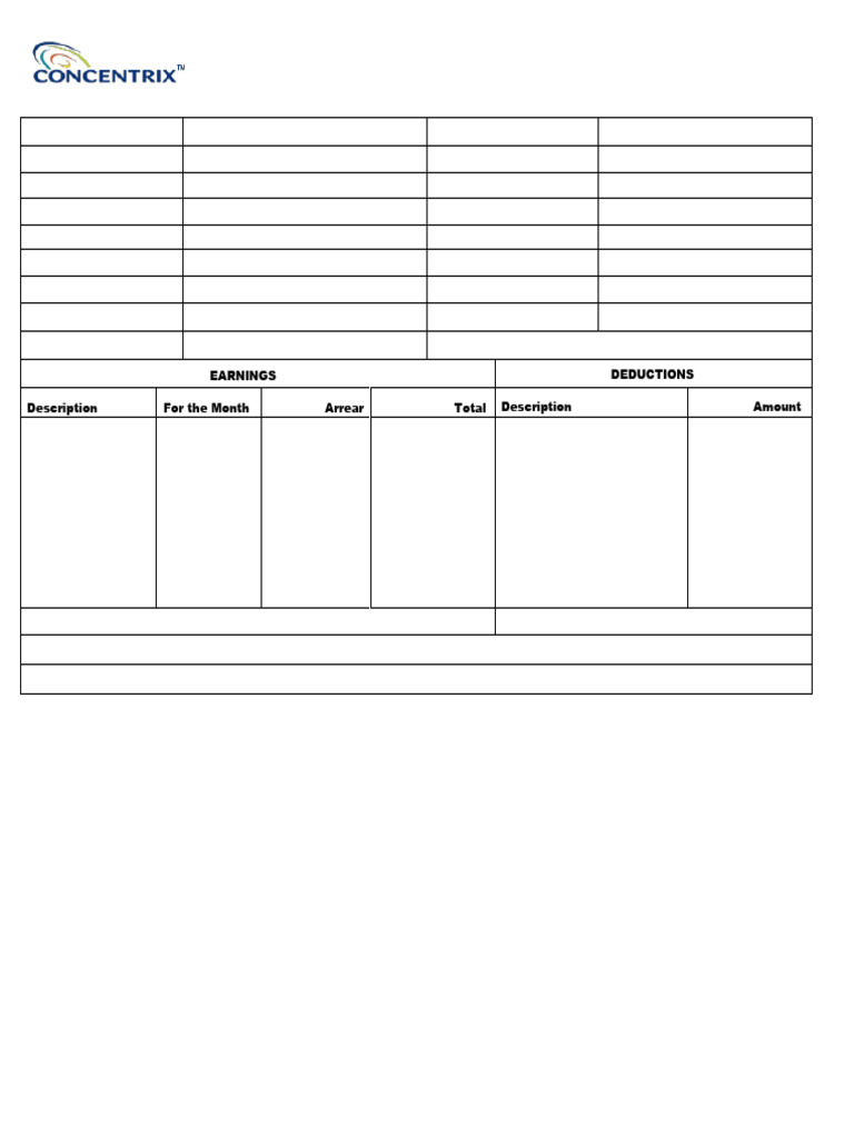 Concentrix - Payslip For The Month of September | PDF | Income | Taxes