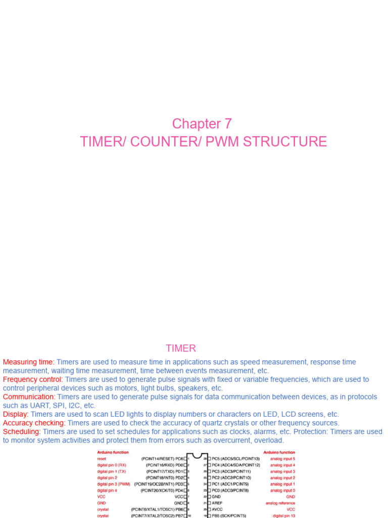 Timer/ Counter/ PWM Structure | PDF | Computer Science | Electronics