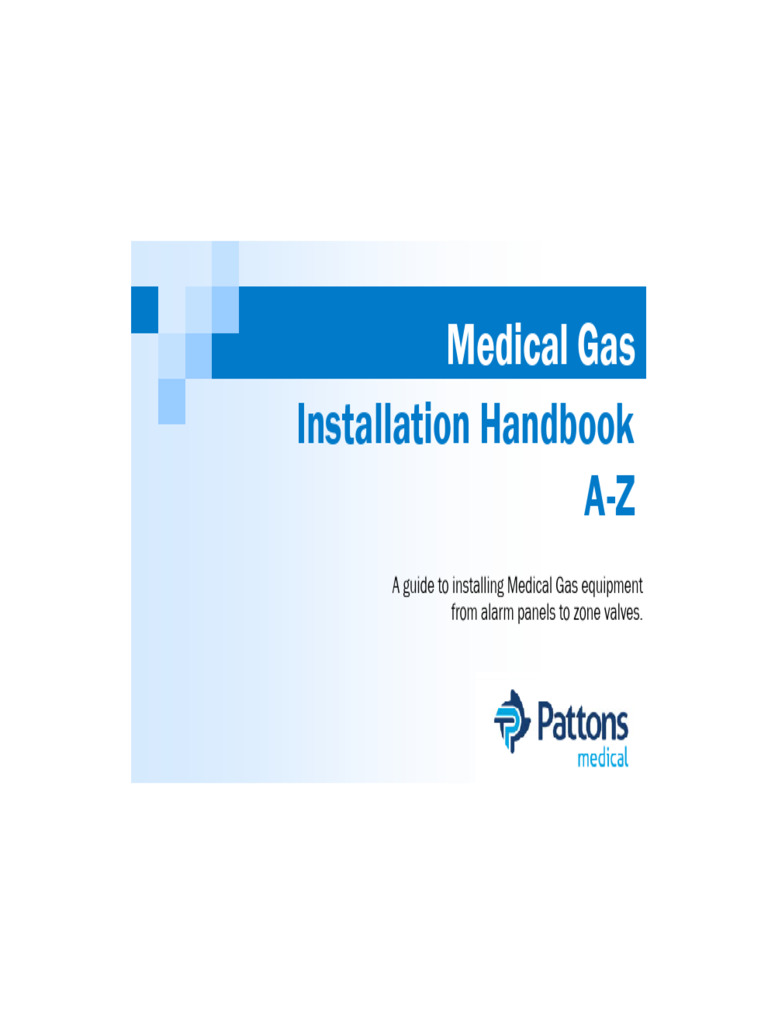 Medical Gas Installation Guide | PDF | Pipe (Fluid Conveyance ...