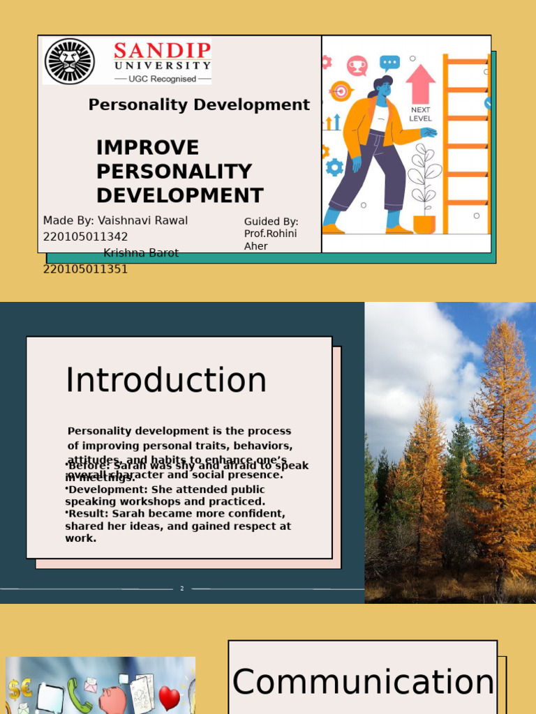 Personality Development | PDF | Leadership | Communication