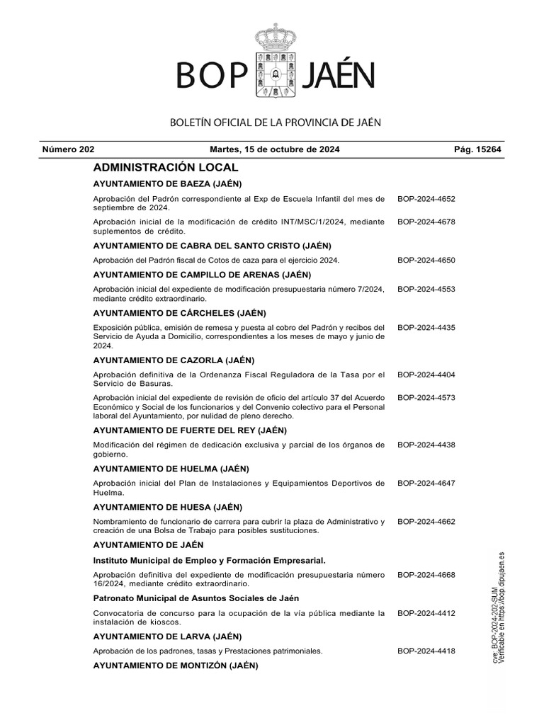 Bop 2024 202 Sum | PDF | Gobierno