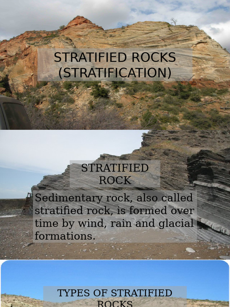 Stratified-Rocks | PDF | Rock (Geology) | Stratigraphy