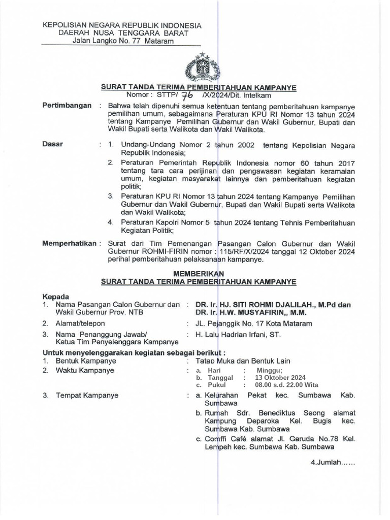 STTP Rohmi Firin TGL 14 Okt SBW | PDF