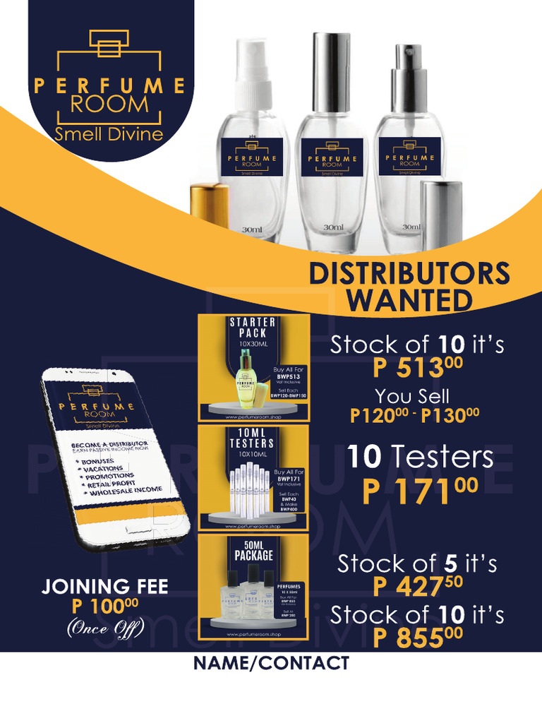 Perfume Room Flyers | PDF