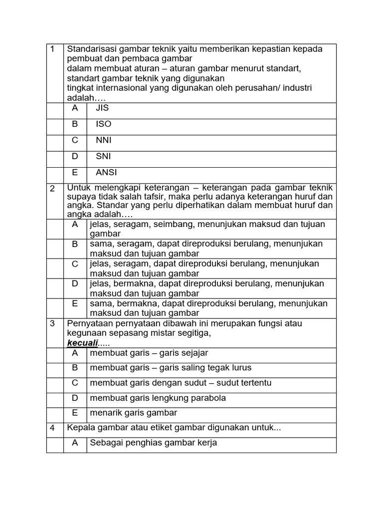 Latihan Soal GTL | PDF