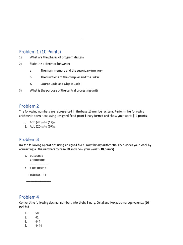 Assignment 1-Fall 2023 | PDF