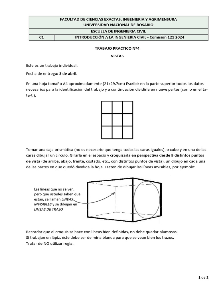 IntroCivil-C121-2024 TP4 Vistas | PDF