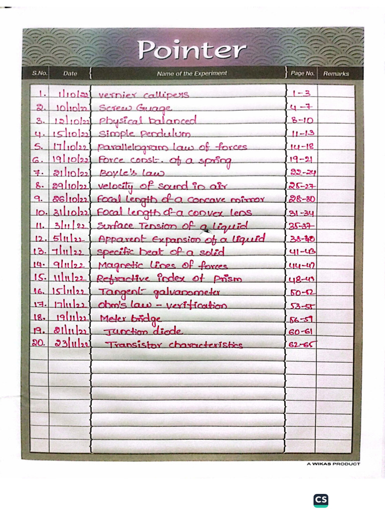 Physics Record | PDF