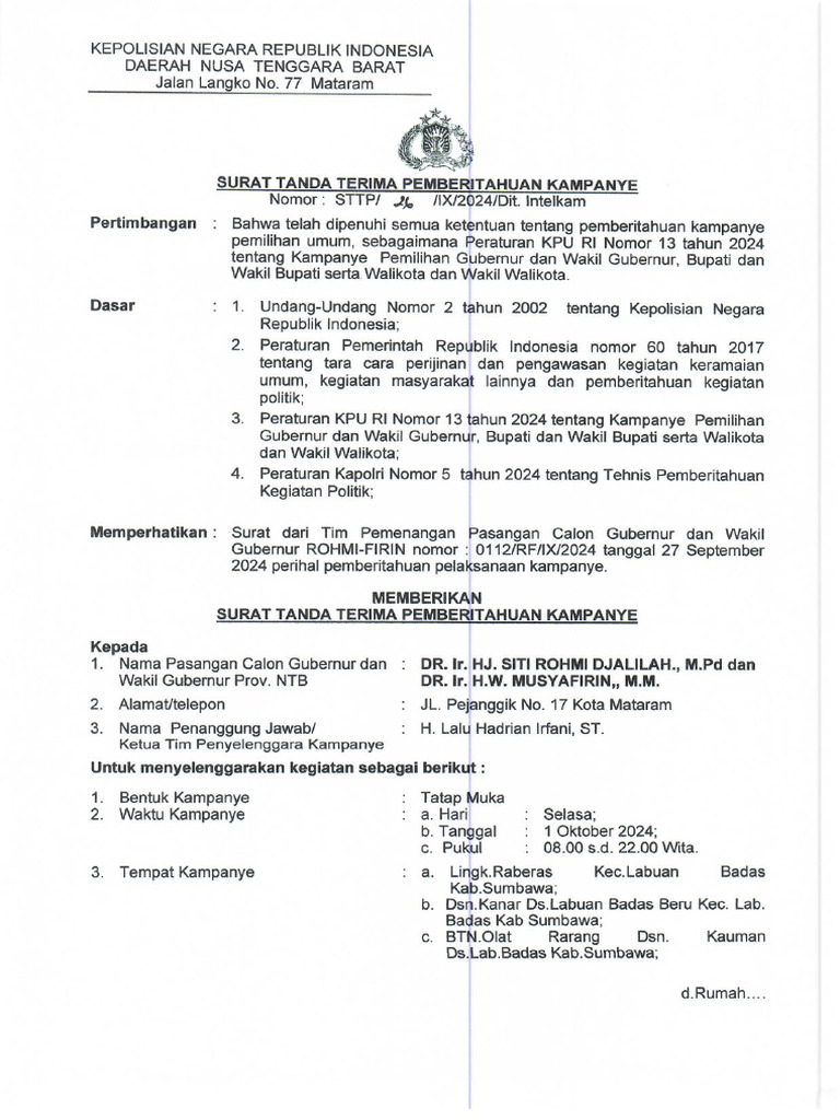 26. STTP ROHMI FIRIN TGL 1 OKT SBW | PDF