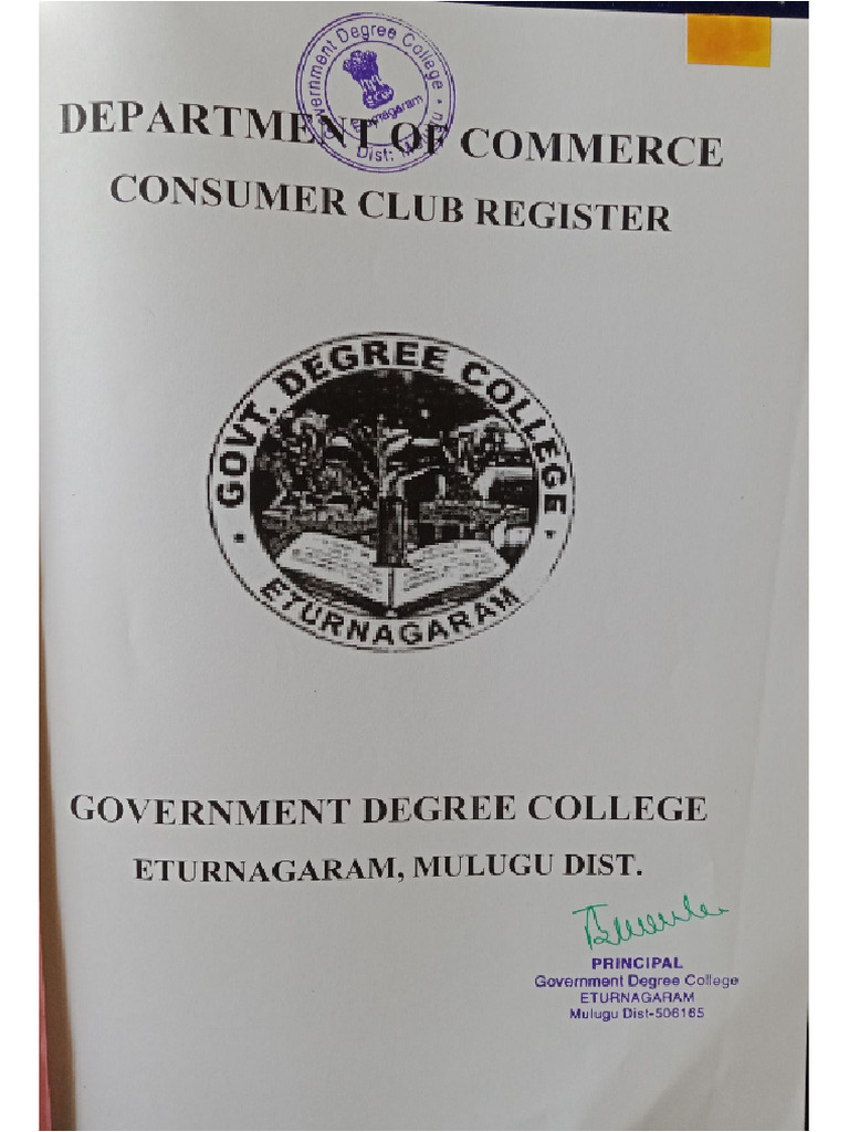 Consumer Club Register | PDF