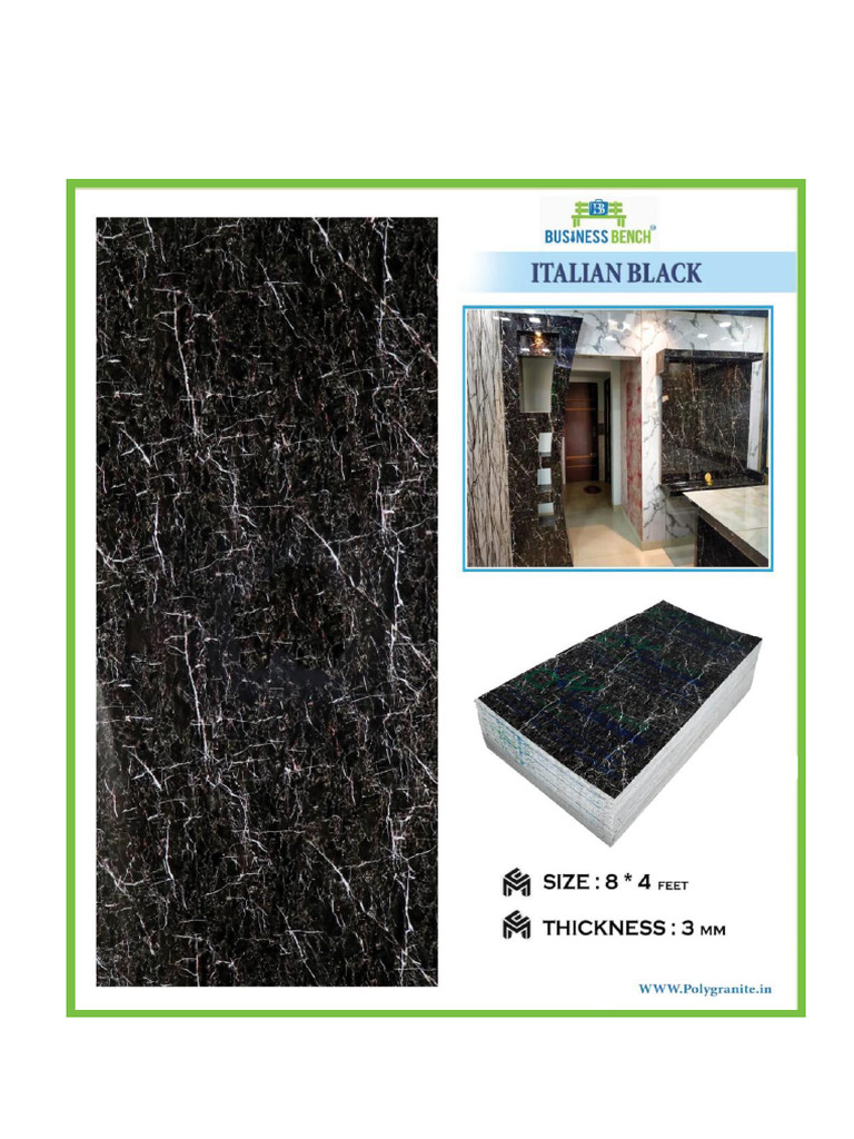 Polygranite Sheet Installation Guide | PDF