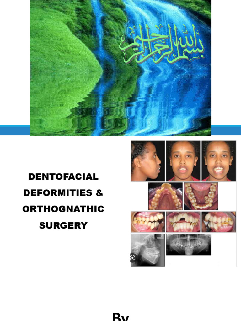 Dentofacial Deformitis Dr Mervat (1) (1)-1 | PDF | Orthodontics | Face