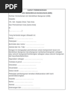Contoh Form IMB | PDF