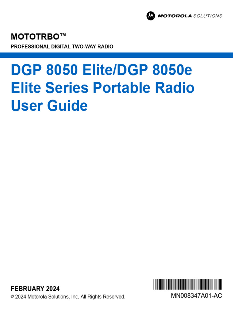 MN008347A01-AC Multilingual DGP 8050 Elite DGP 8050e Elite Series ...