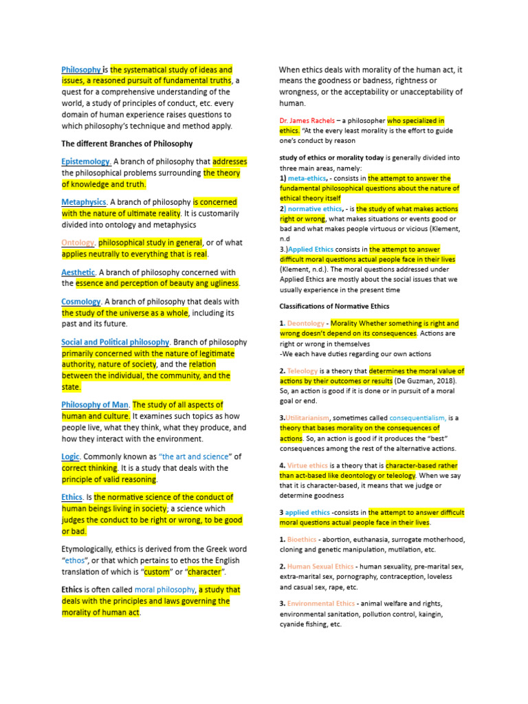 Introduction to Philosophy | PDF | Morality | Liberal Arts Education