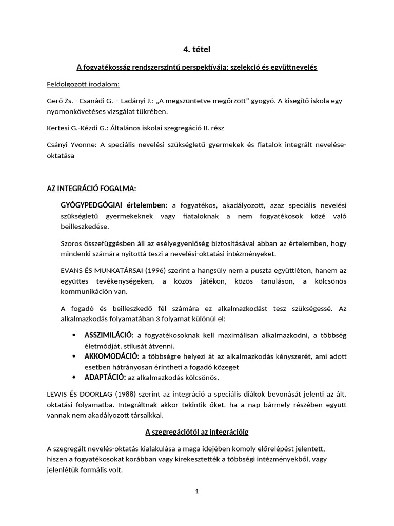 Gyp Alapfogalmai 4 | PDF