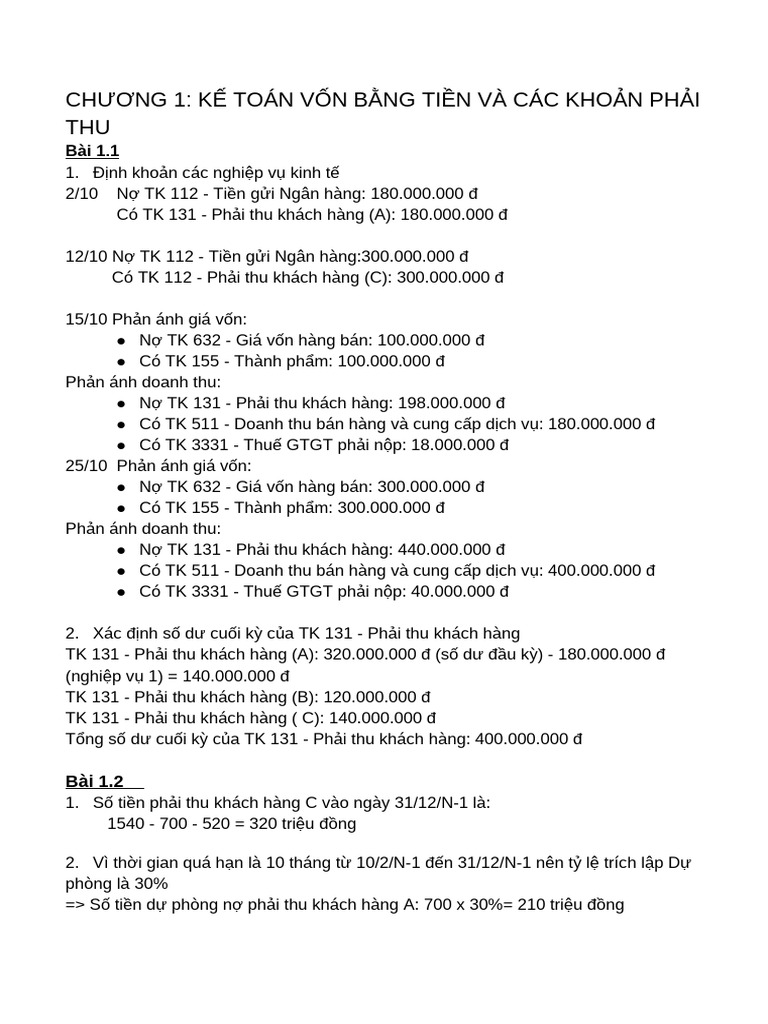 KTTC_CHƯƠNG 1 | PDF