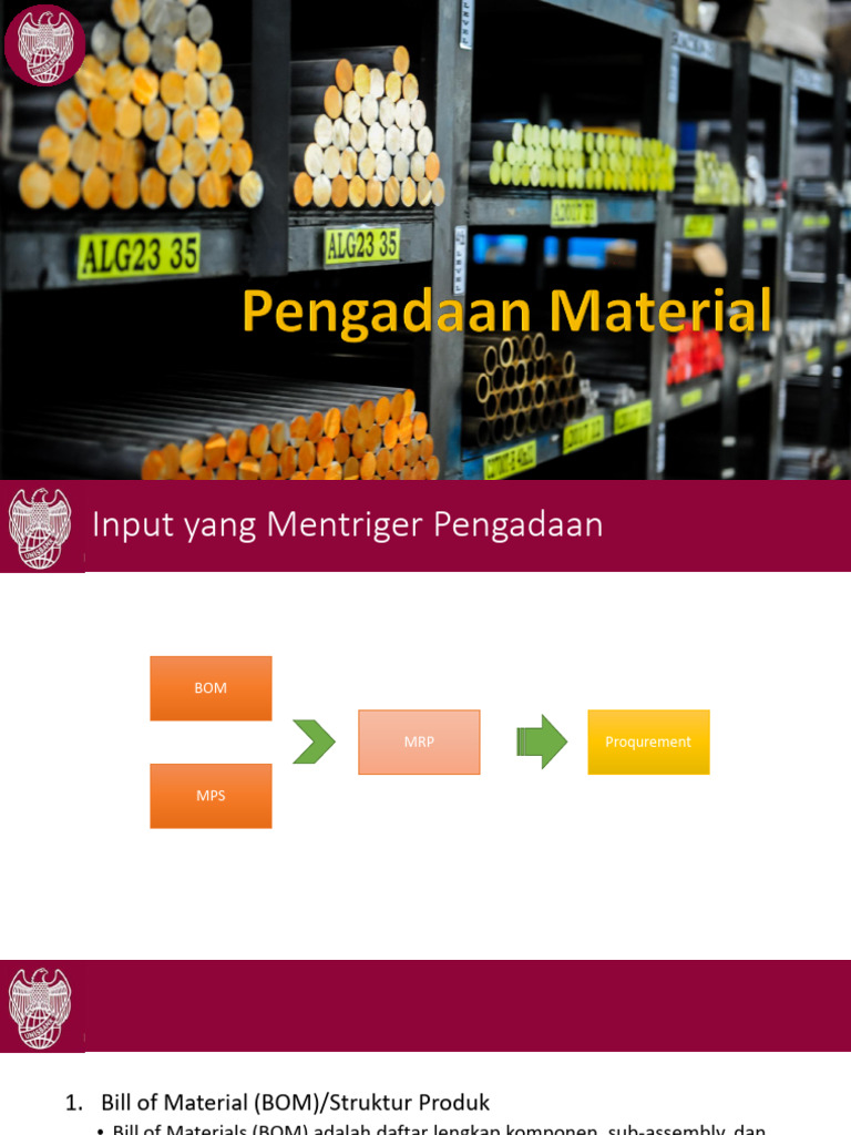 06 Pengadaan Material | PDF