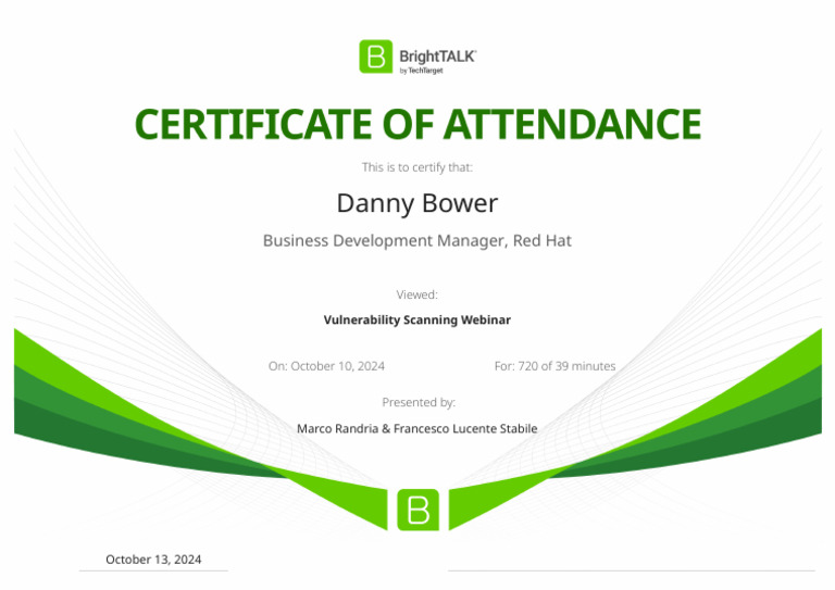 brighttalk-viewing-certificate-vulnerability-scanning-webinar | PDF
