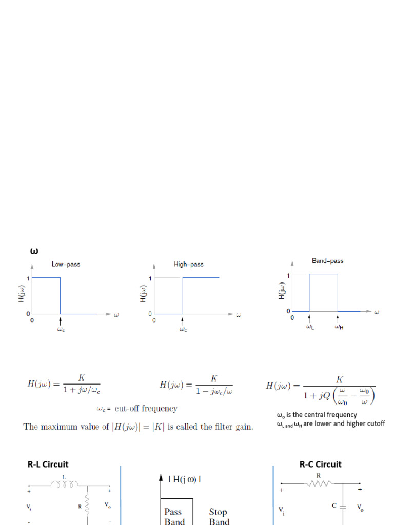 Lec 22 23 Passive RC Filters | PDF | Low Pass Filter | Filter (Signal Processing)