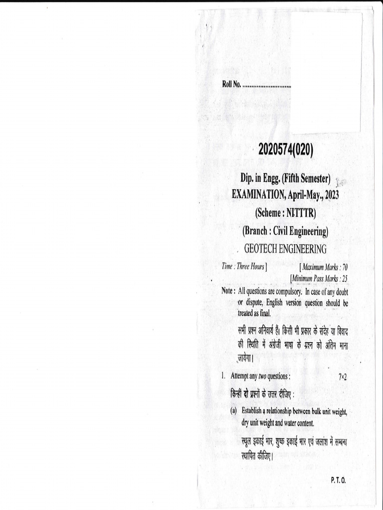 4.Geotech Engineering | PDF | Horticulture | Civil Engineering