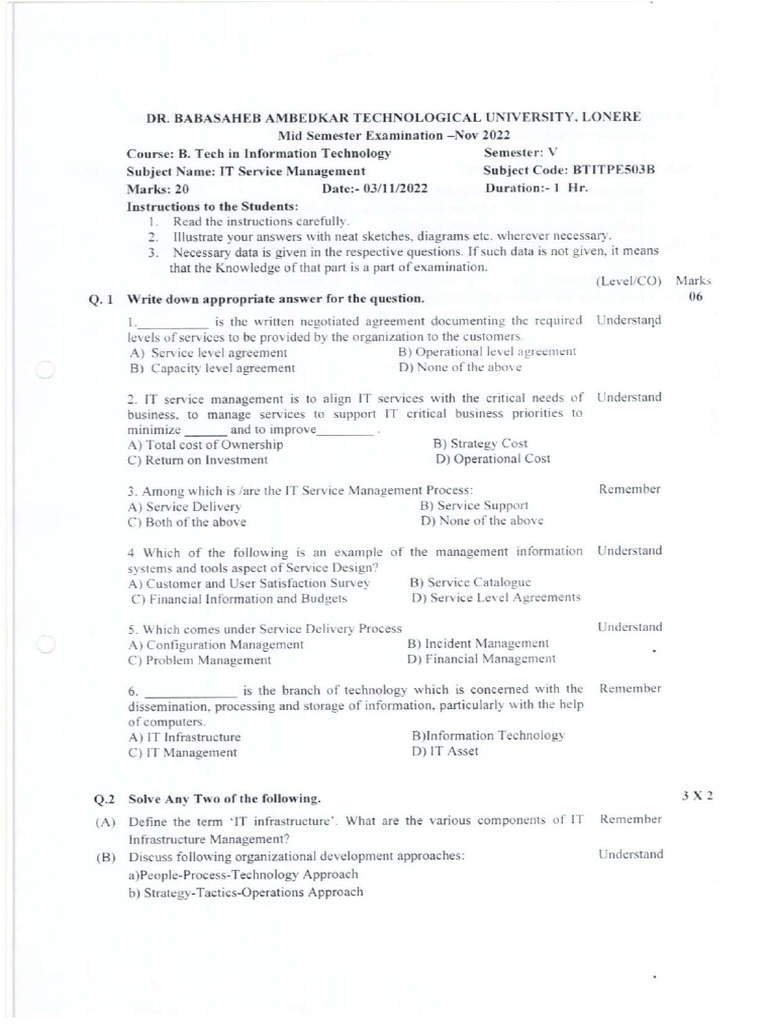 BTITPE503 BSem V | PDF
