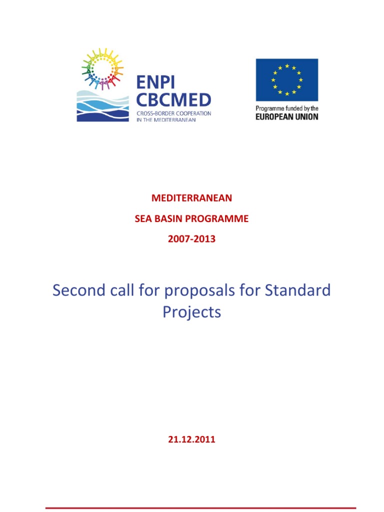 Call For Proposals | PDF | European Union | European Commission