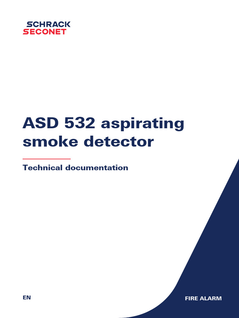 ASD 532 Aspirating Smoke Detector: Technical Documentation | PDF | Sensor