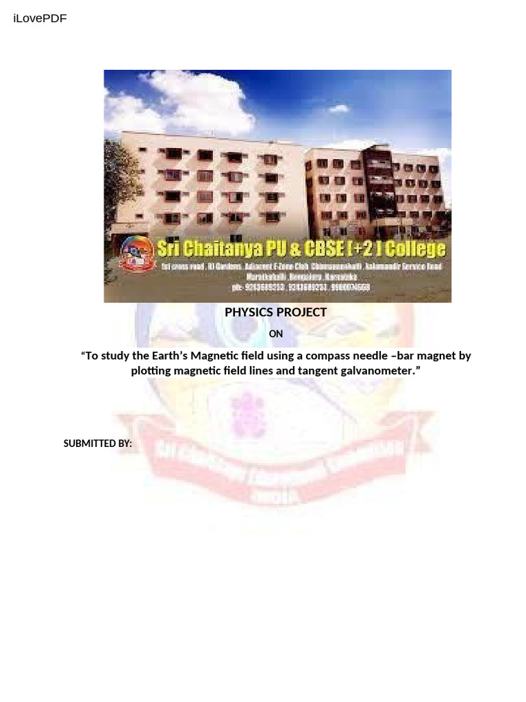 Physics Projects Removed Removed Watermark | PDF | Electrical ...