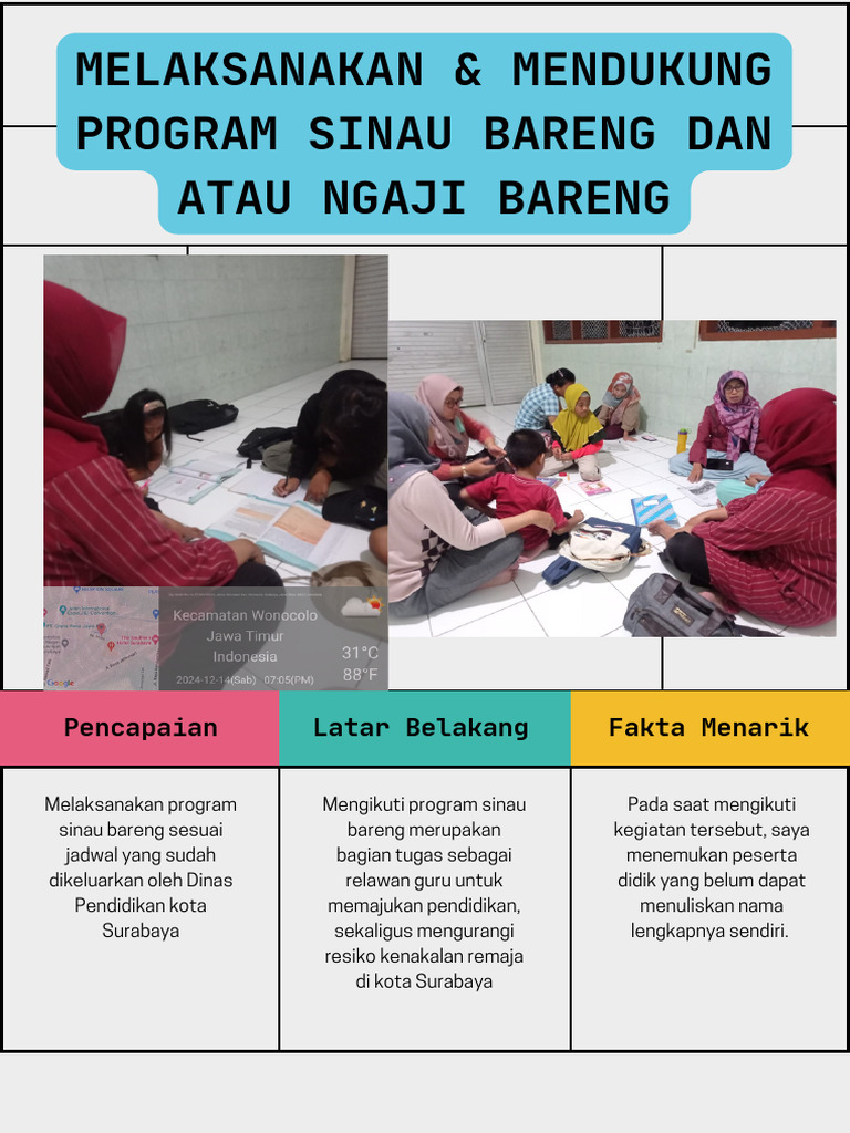 Program Sinau Bareng Surabaya | PDF