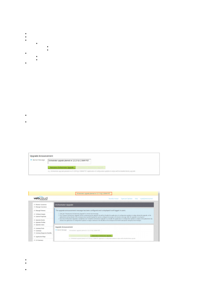 SD-WAN Orchestrator Upgrade Guide | PDF | Computing | Software