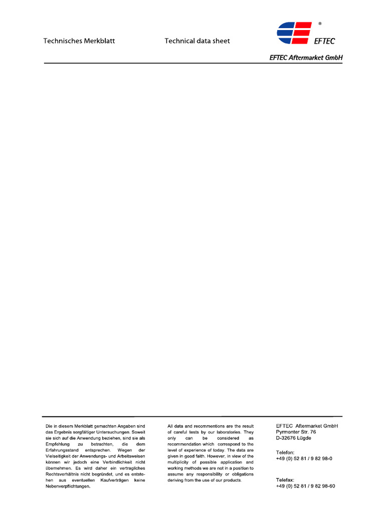 ML Miniservice Teknisk Datablad | PDF