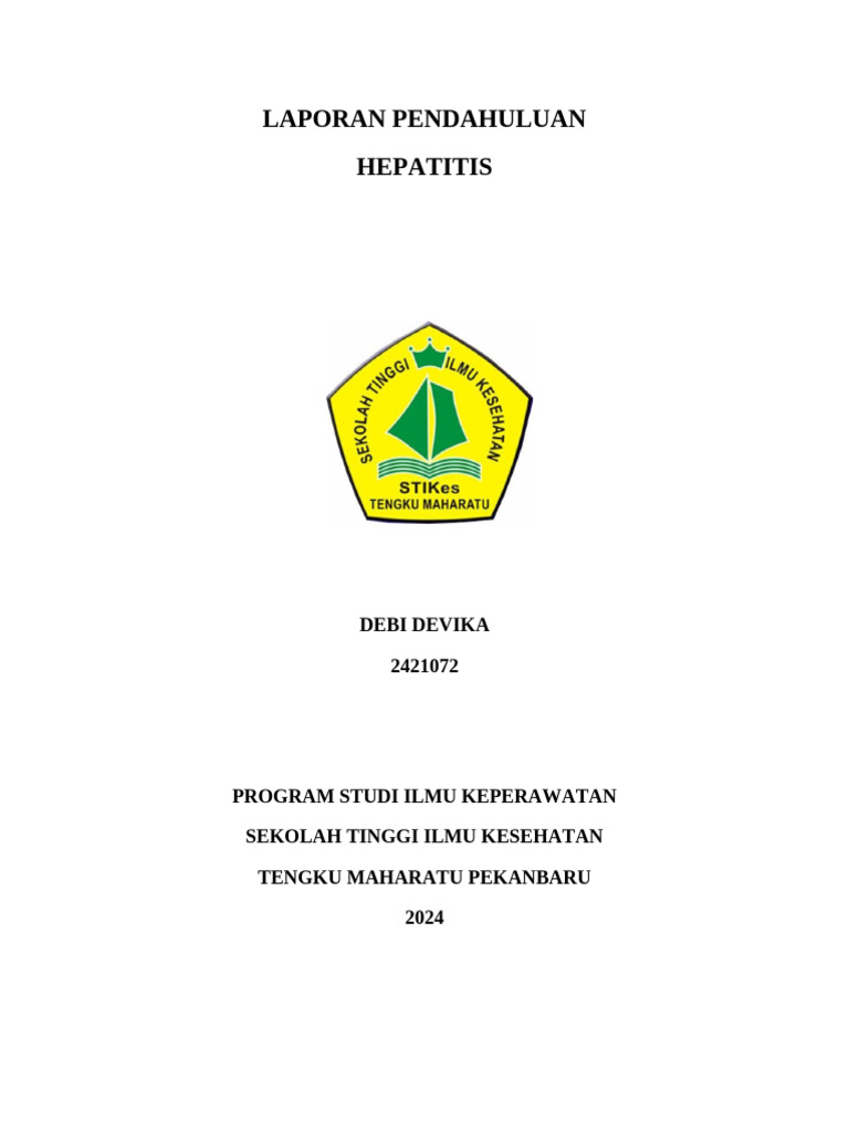 Panduan Lengkap Hepatitis: Definisi & Gejala | PDF