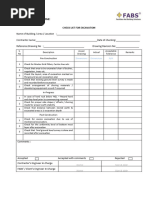 Dda Inspection Form + Checklist | PDF