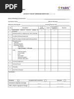 Dda Inspection Form + Checklist | PDF