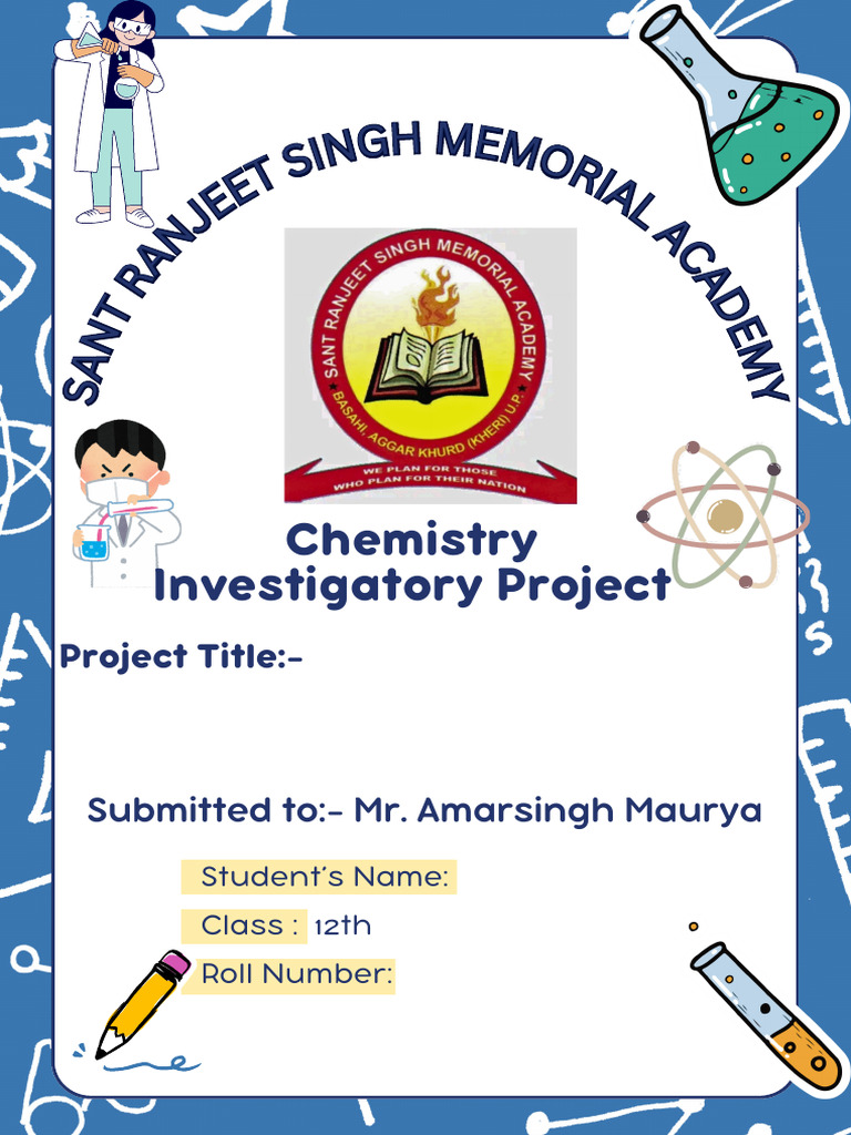Chemistry Project Class 12 | PDF