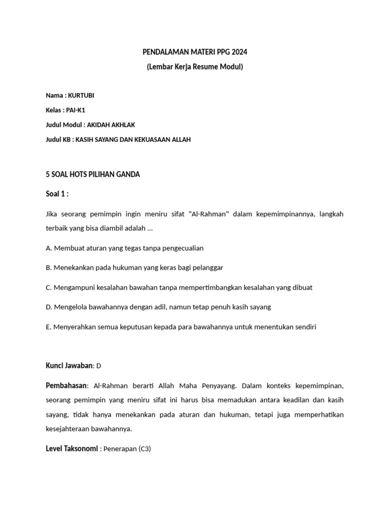 Resume Modul2 KB1 | PDF