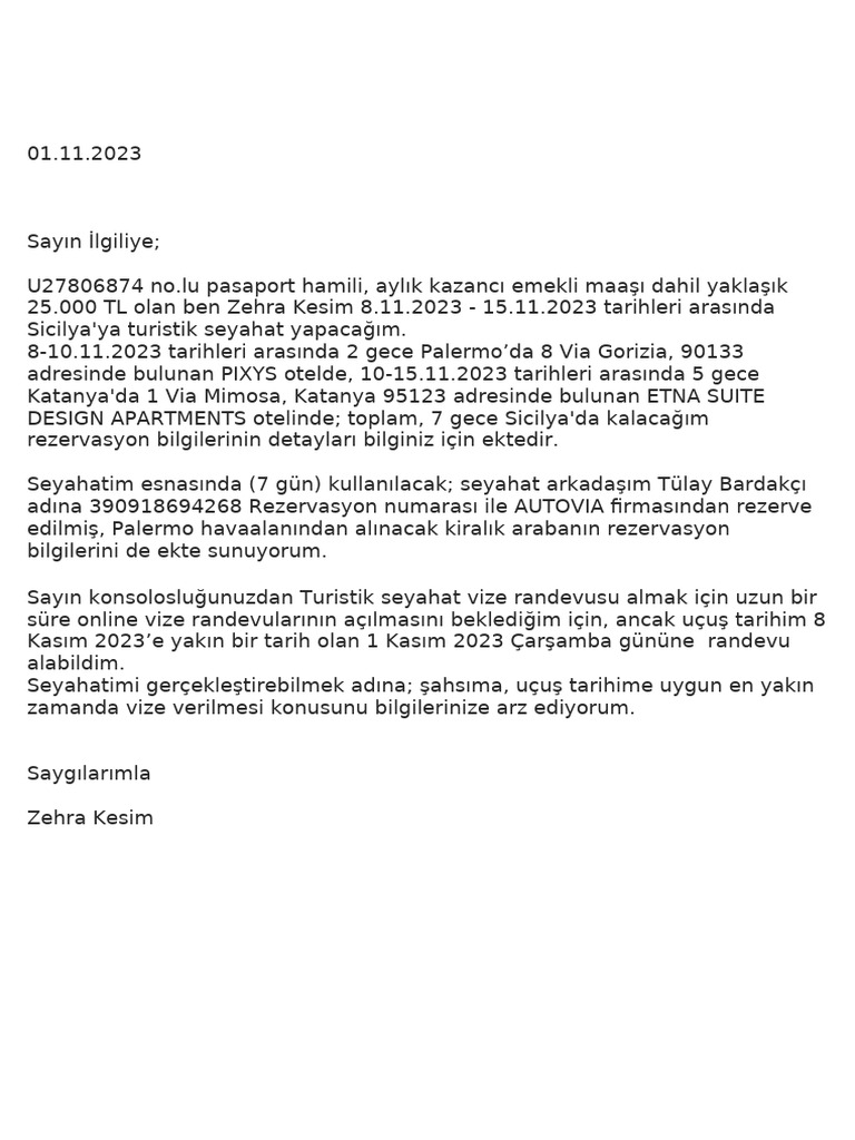 Italyan Kons. Yazı | PDF