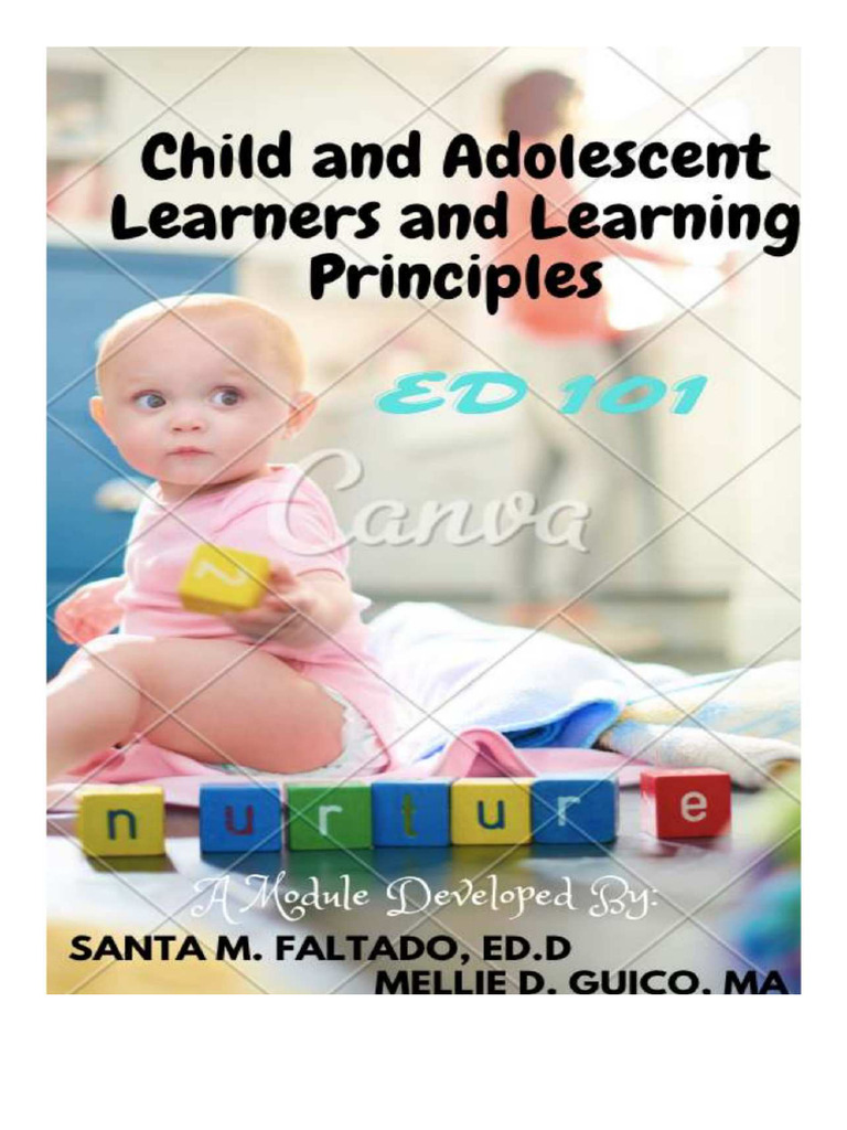 Child and Adolescent Learners and Learning Principles | PDF | Id | Learning