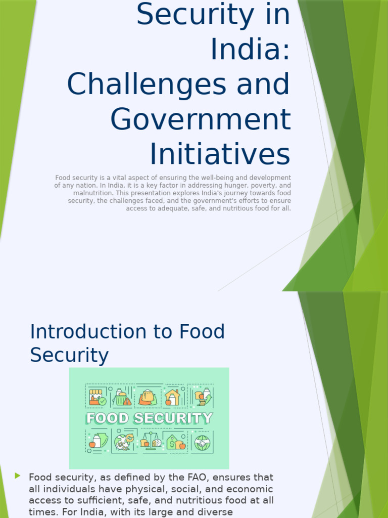 Final Enhanced Food Security Presentation | PDF | Food Security ...
