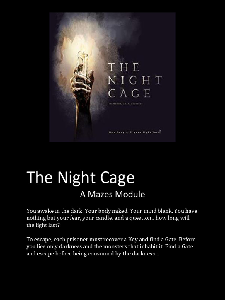 The Night Cage | PDF
