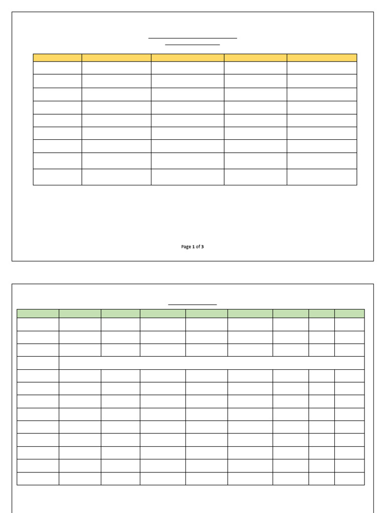 St. Thomas School Cycle Test II Datesheet | PDF