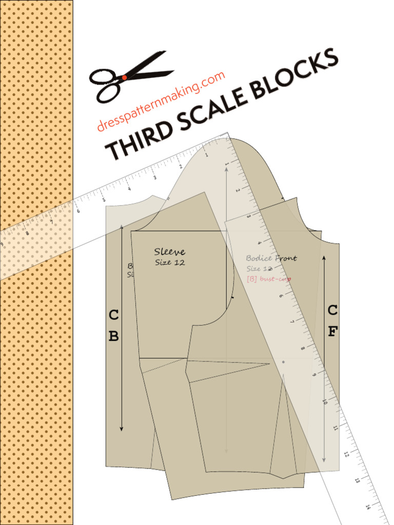 Third Scale Blocks for Dress Patterns | PDF | Clothing | Fashion