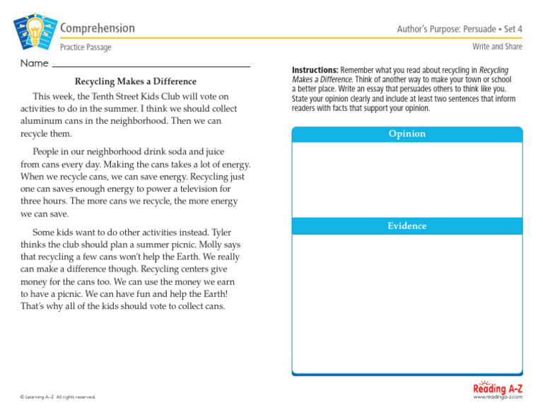 CP gr4 Ap Persuade Practice Passage | PDF