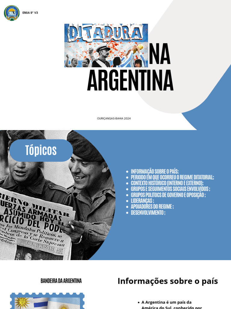 EMJA_2024_9°V3_ARGENTINA | PDF | Argentina | Ditadura