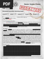 SCP Document Template | PDF